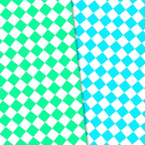 Rainbow Tilted Checkerboard Seamless Digital Paper, Commercial Use ...
