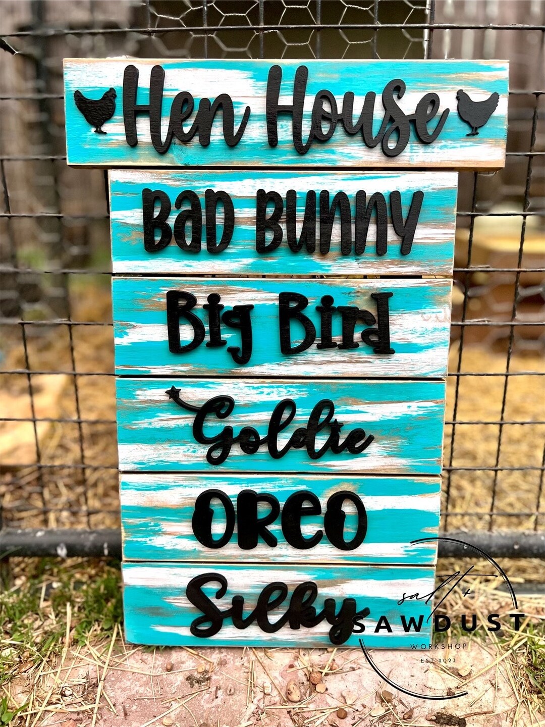 Wooden Chicken Coop Sign | Chicken Coop Sign | Farm Signs | Chicken ...