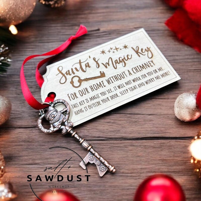 Santa Key - Etsy