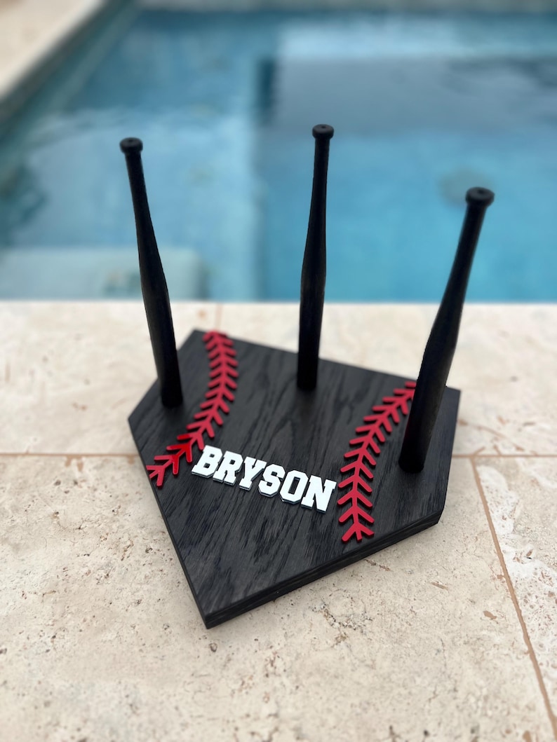 Wooden Baseball Ring Holder – Championship Ring Display Stand ...