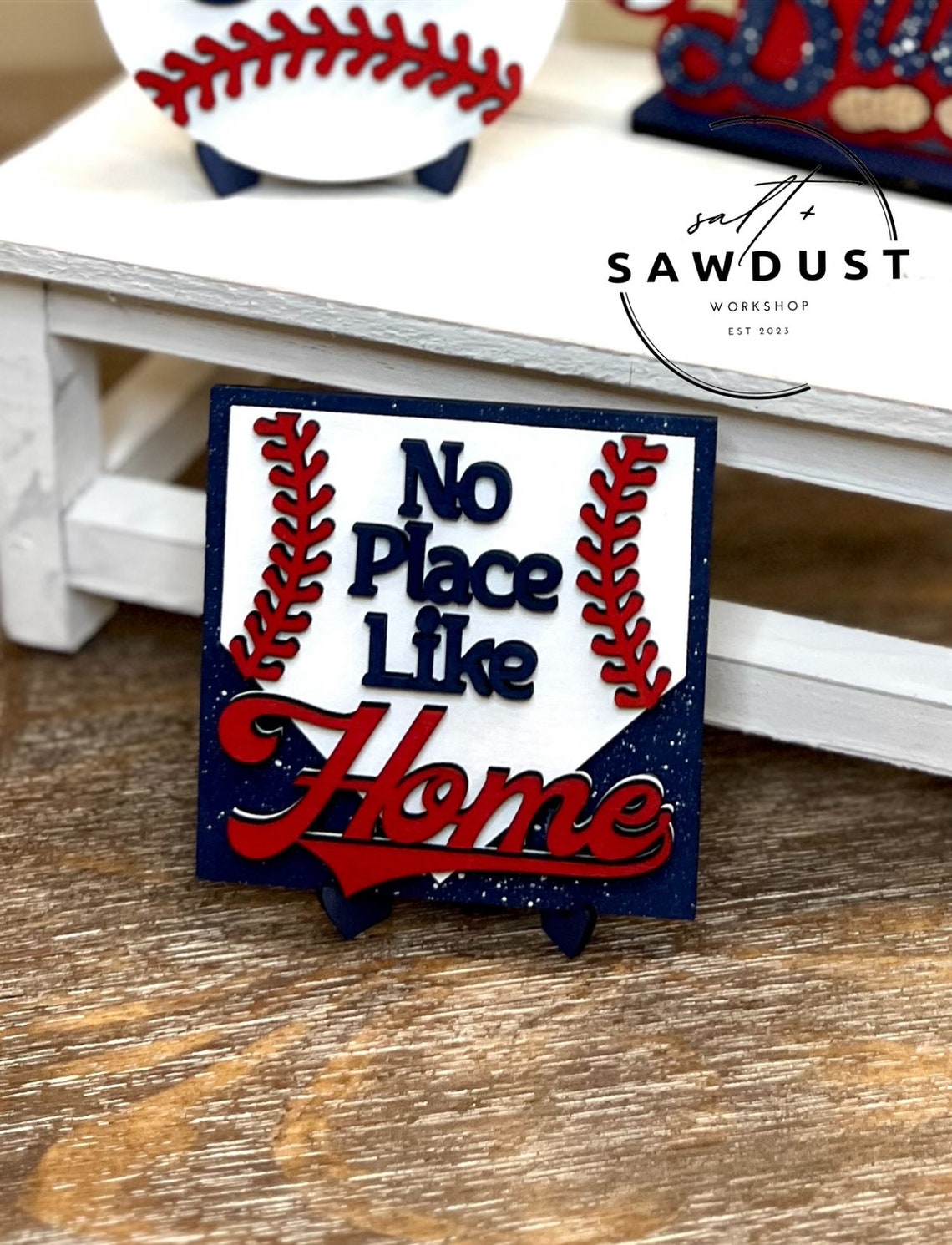 Baseball Tier Tray Decor Baseball Decor Play Ball Baseball Tier Tray ...