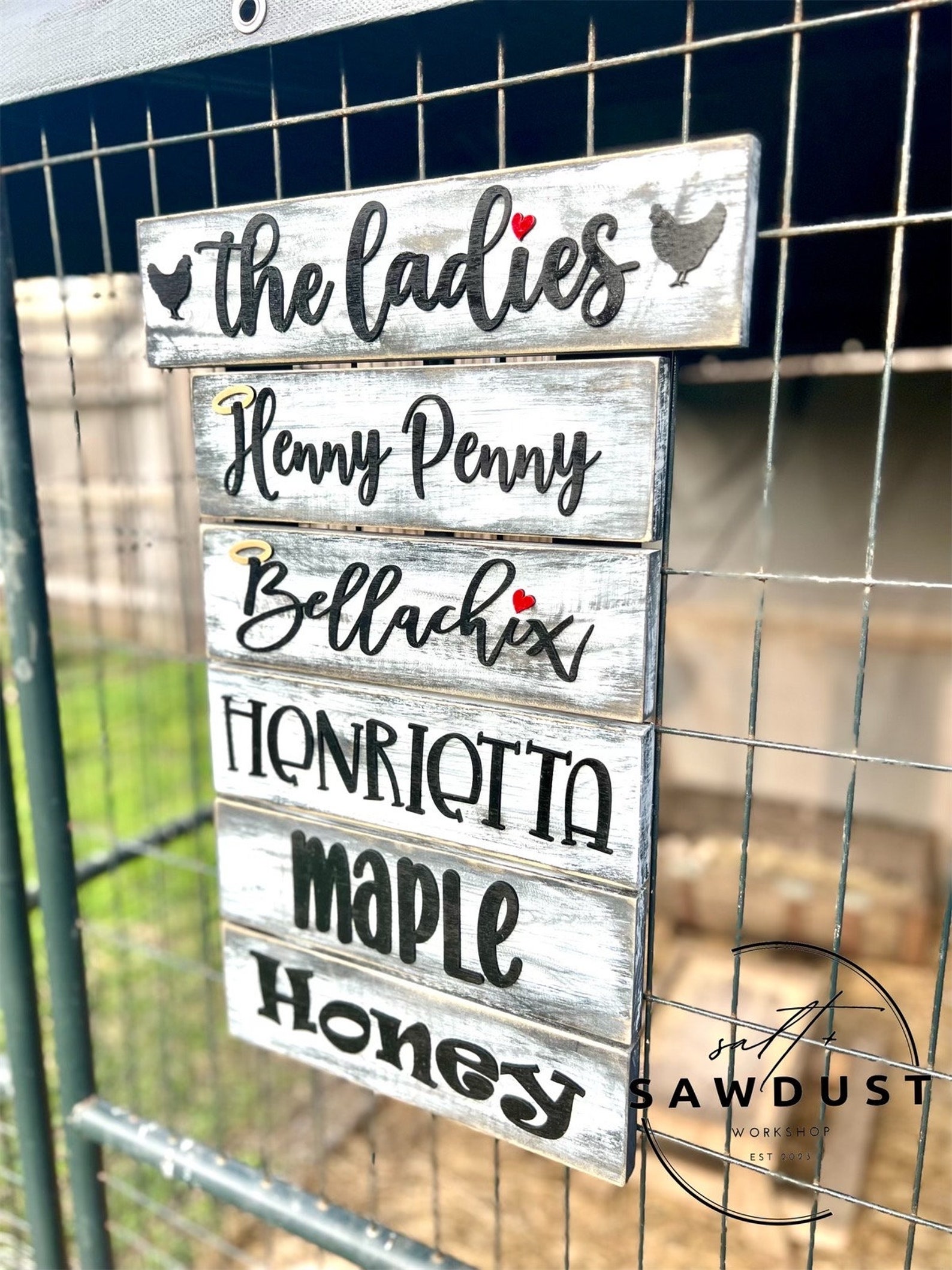 Wooden Chicken Coop Sign Chicken Coop Sign Farm Signs Chicken Signs ...