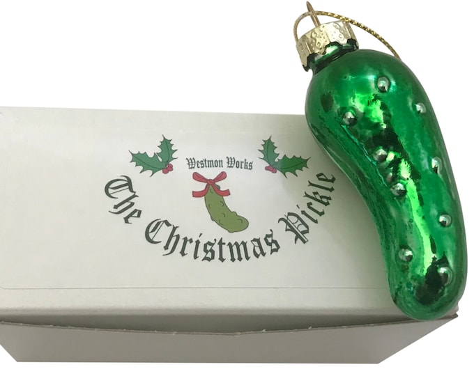Personalized Pickle Ornament Custom Writing Pickle Tradition Christmas ...