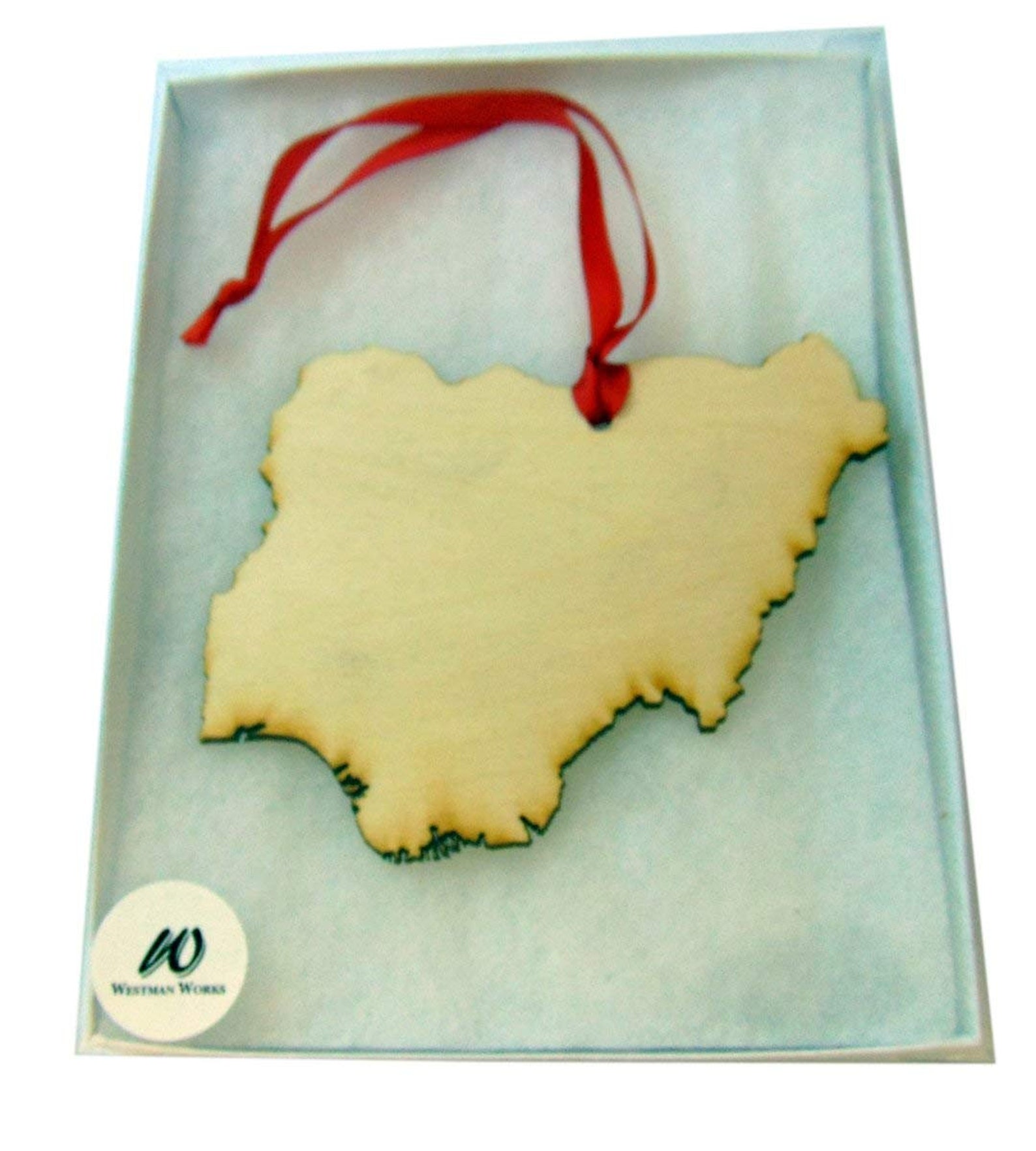 Nigeria Wooden Christmas Ornament Wood Nigerian Decoration - Etsy