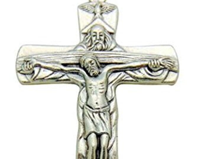 Trinity Jesus God and Holy Spirit Crucifix Set of 2 Large - Etsy