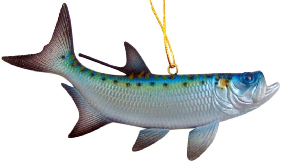 Tarpon Ornament Realistic Christmas Tree Decoration Polyresin, 5 Inches ...