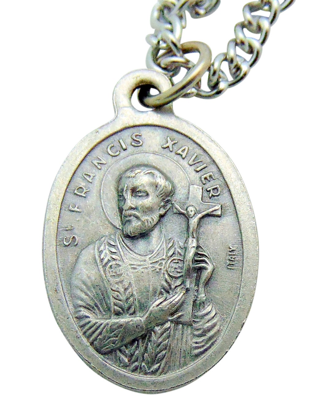 St Francis Xavier Patron Saint Medal 3/4 Inch Metal Pendant With ...