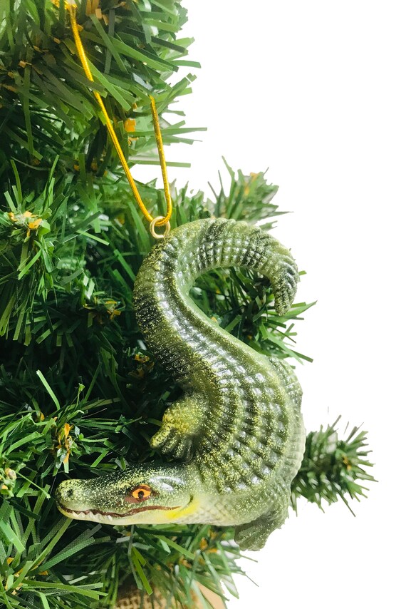 Alligator Ornament Legend of the Christmas Gator Gift Set Tree - Etsy