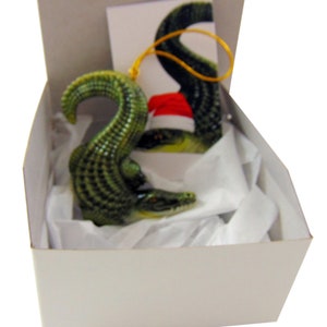 Alligator Ornament Legend of the Christmas Gator Gift Set Tree ...