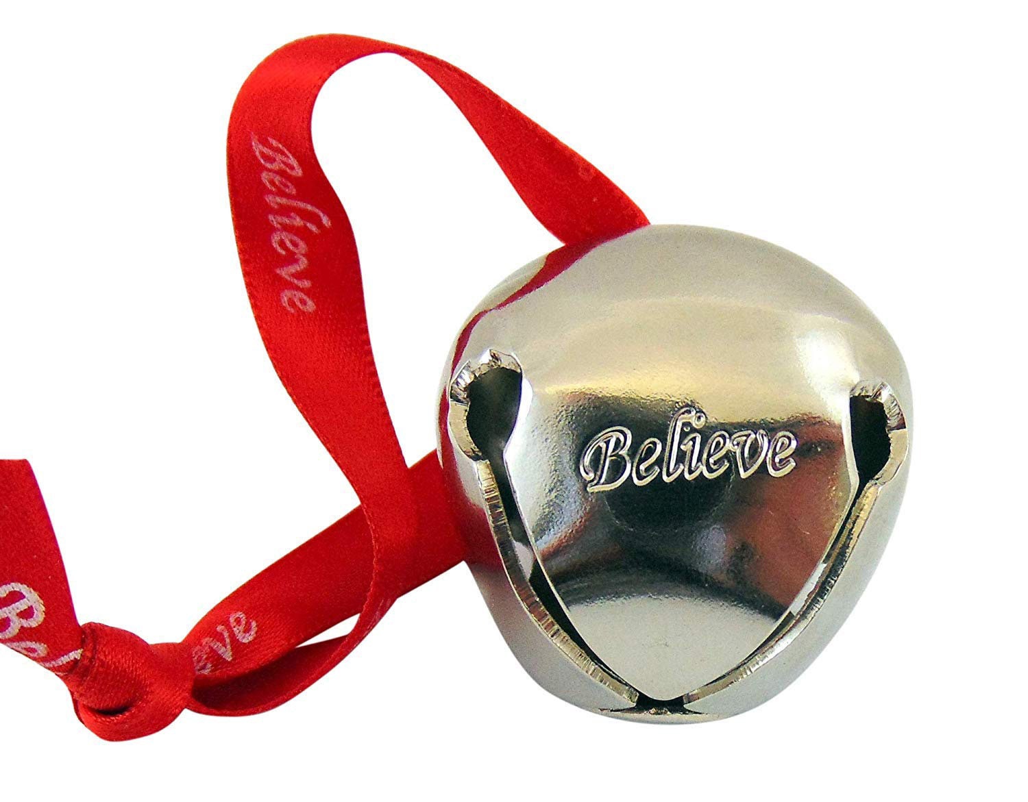 Believe Bell Ornament for Christmas Tree on Ribbon with 2019 | Etsy