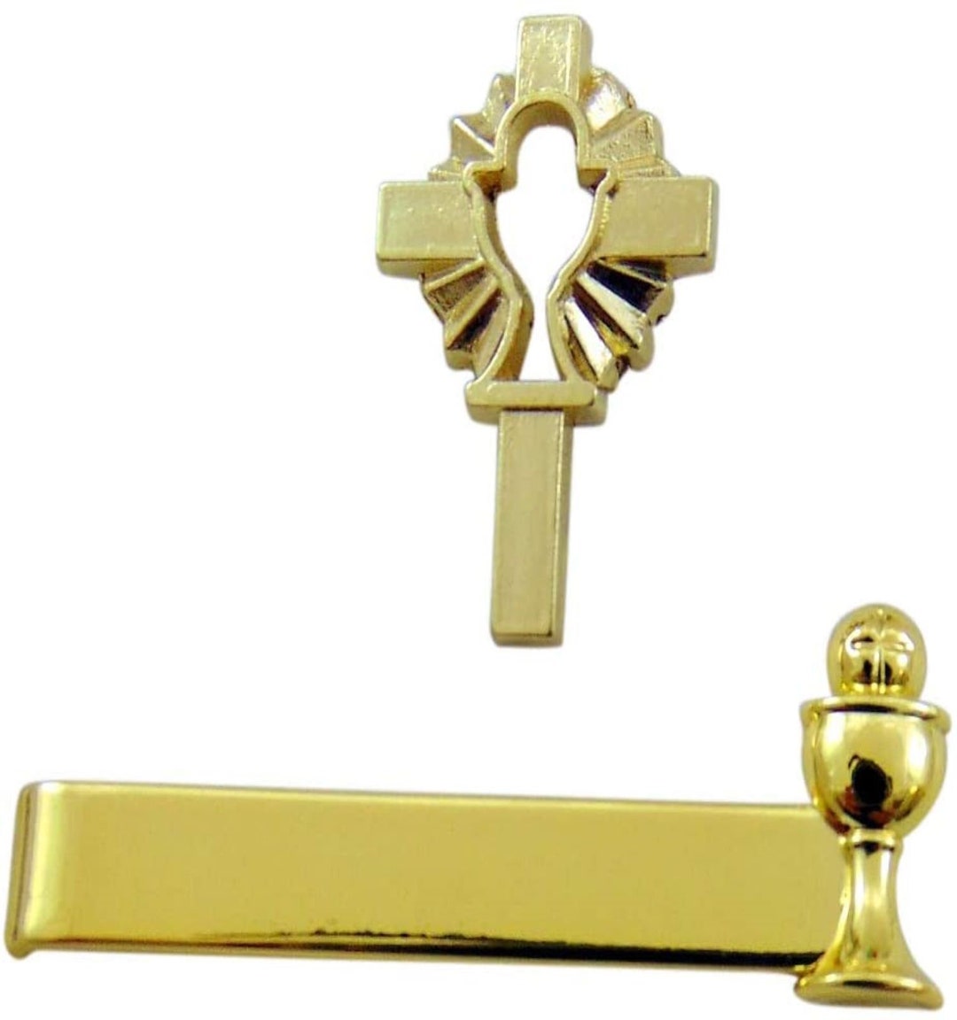 Westmon Works First Communion Catholic Chalice Tie Clip and Tie Clips ...