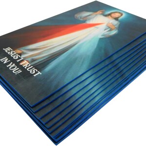 Divine Mercy Holy Card Bulk Pack Wallet Sized With Prayer on Back USA ...