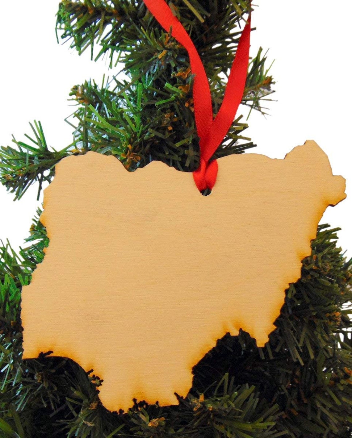 Nigeria Wooden Christmas Ornament Wood Nigerian Decoration - Etsy
