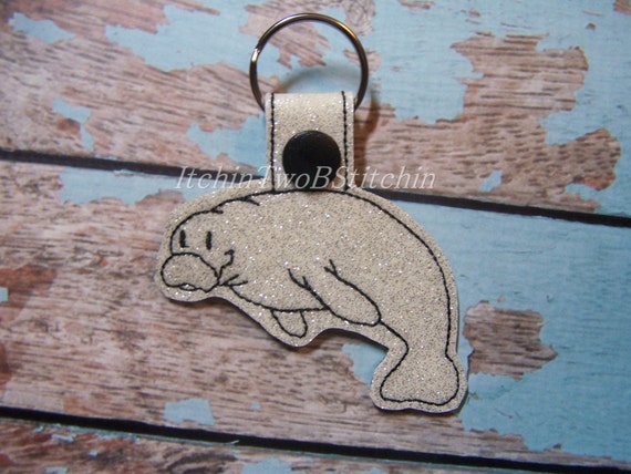 Manatee Key Fob | Etsy