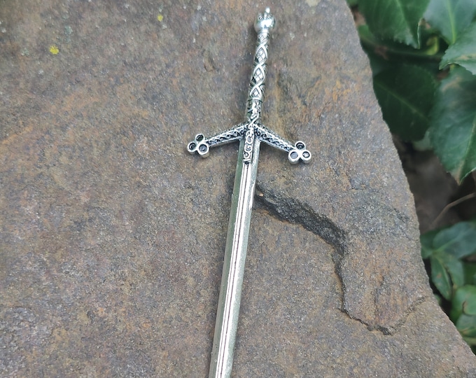 Warrior Sword Hair Stick, Sword Hair Pin, Gothic Hair Stick, Witchy ...