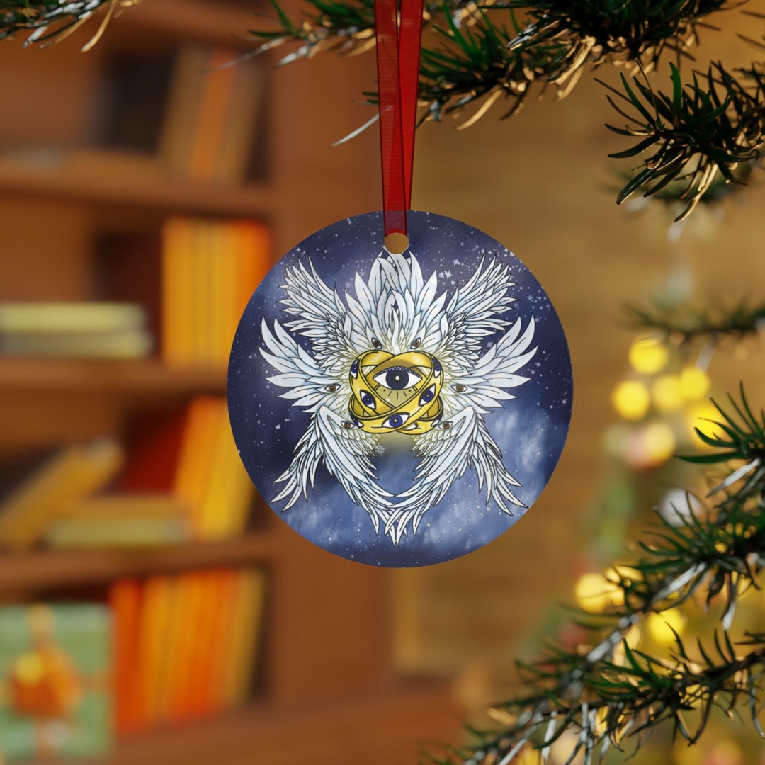 Seraph Ornament, Yule Tree Ornament, Biblically Accurate Angel, Angel ...