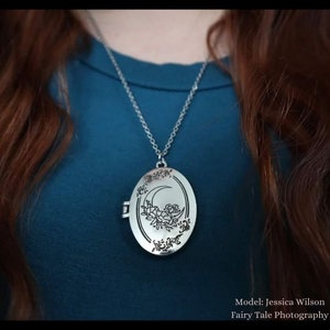 Witch Locket, Broom Closet Locket, Moon Locket, Witchy Pendant ...