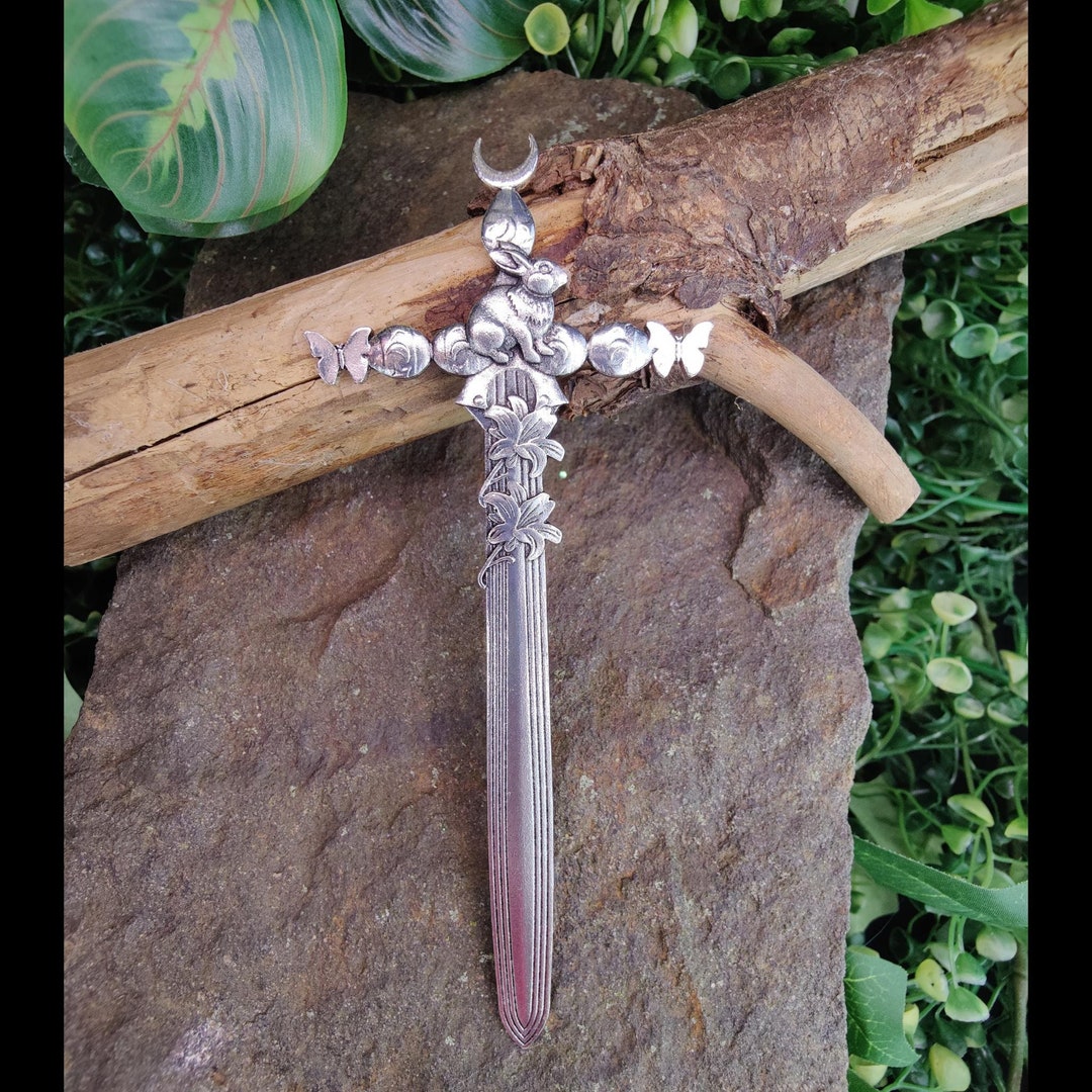 Sword of Eostre, Sword Hair Stick, Dagger Hair Stick, Witch Jewelry ...