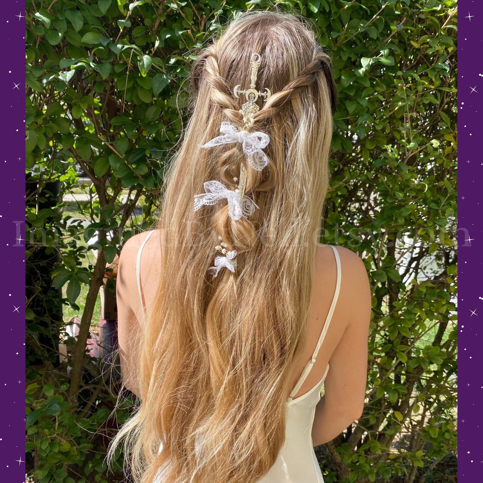 Dagger Hair Stick Witch Athame Moon Phase Witch Hair Stick - Etsy