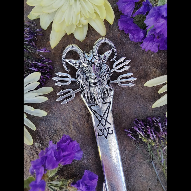 The Sword of Baphomet, Luciferian Hair Sword, Satan Jewelry, Lucifer ...