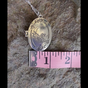 Witch Locket, Broom Closet Locket, Moon Locket, Witchy Pendant ...