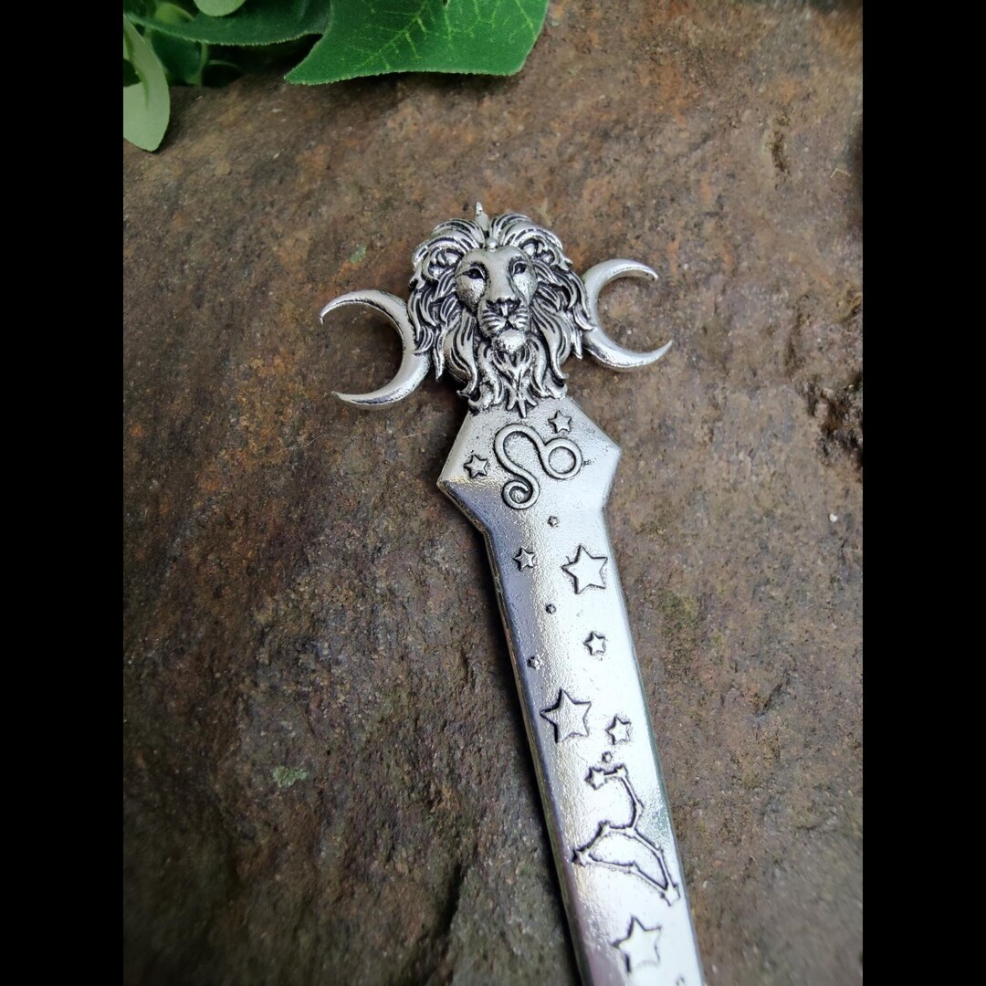 The Leo Hair Sword Dagger Hair Stick Zodiac Jewelry Witch - Etsy