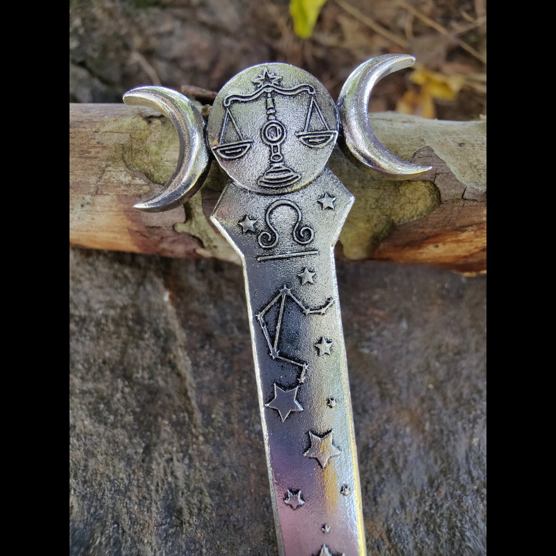 The Libra Hair Sword, Dagger Hair Stick, Zodiac Jewelry, Witch Hair ...