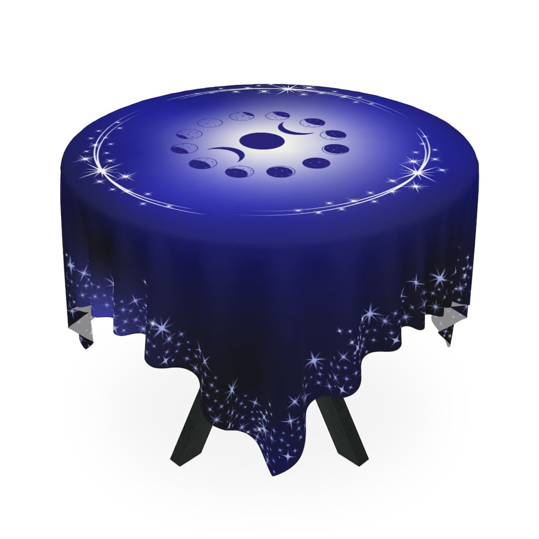 Altar Cloth, Witch Tablecloth, Moon Phase Decor, Triple Moon, Altar ...