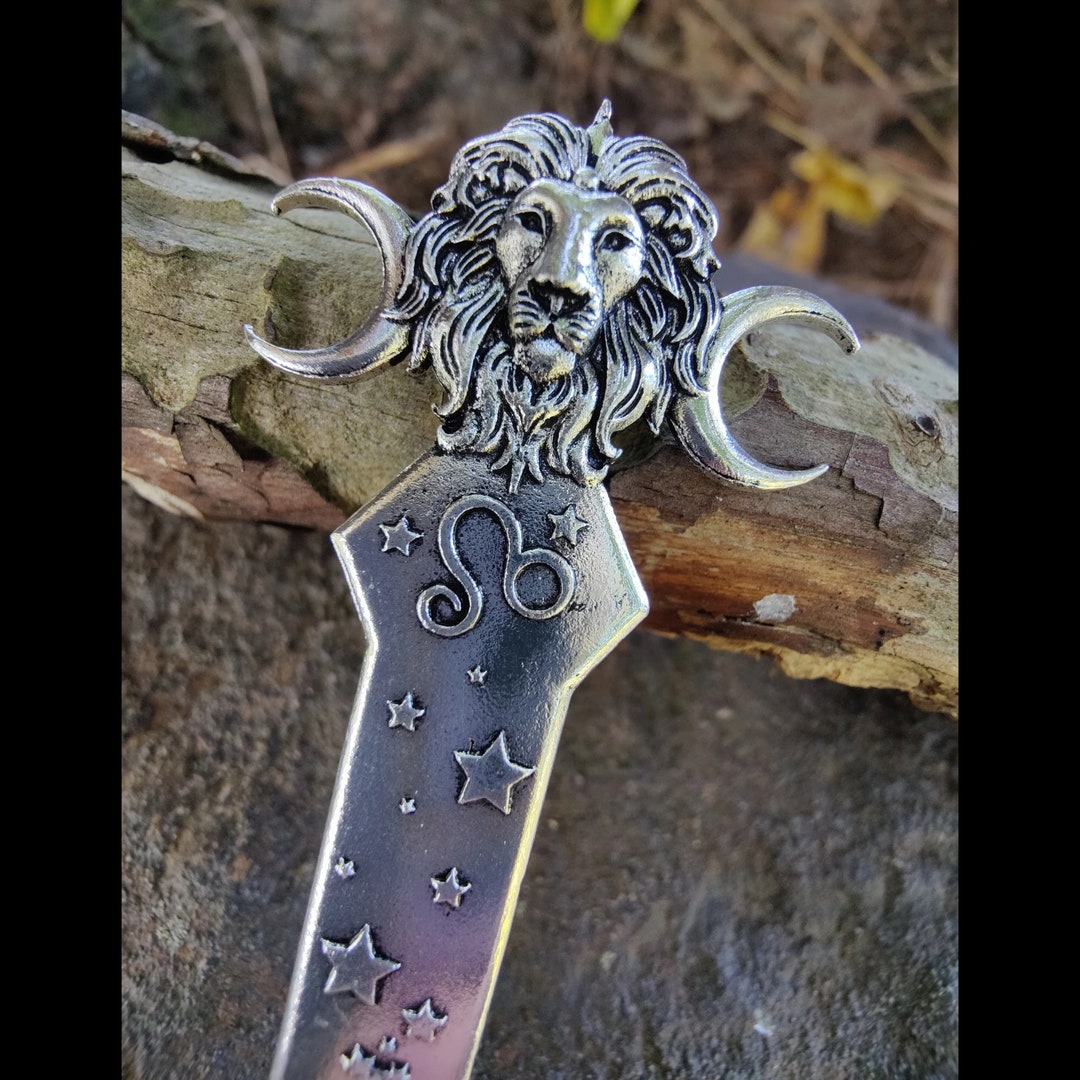 The Leo Hair Sword, Dagger Hair Stick, Zodiac Jewelry, Witch Hair Stick ...