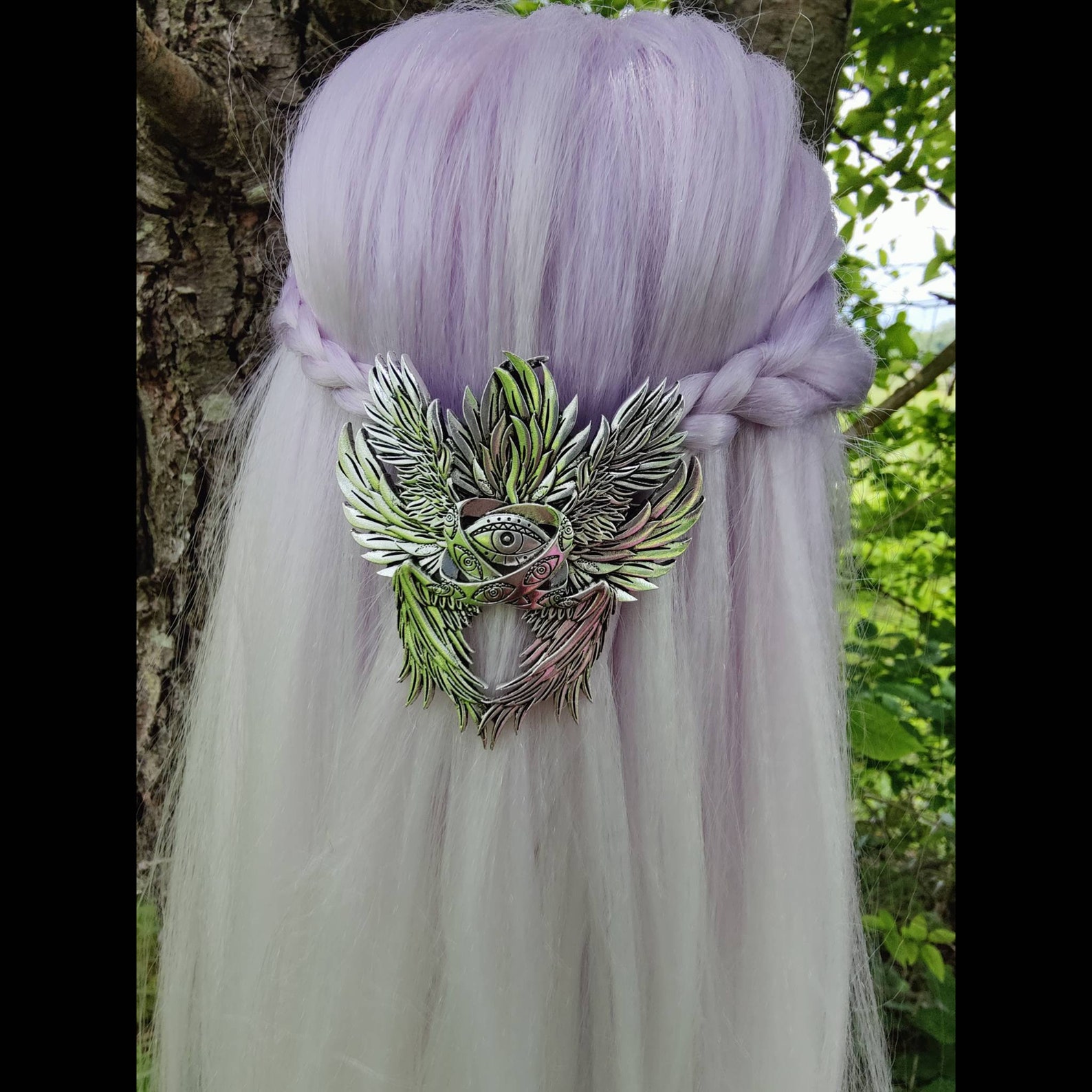 Gold Biblically Accurate Angel, French Barrette, Angel Barette, Witch ...