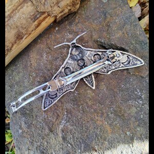 Evil Eye Moth Hair Clip, French Barrette, Witch Barrette, Witch Gift ...