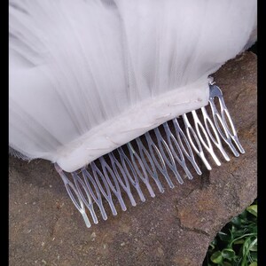 Triple Moon Bridal Veil Comb, Sterling Silver Plated, Witch Wedding - Etsy