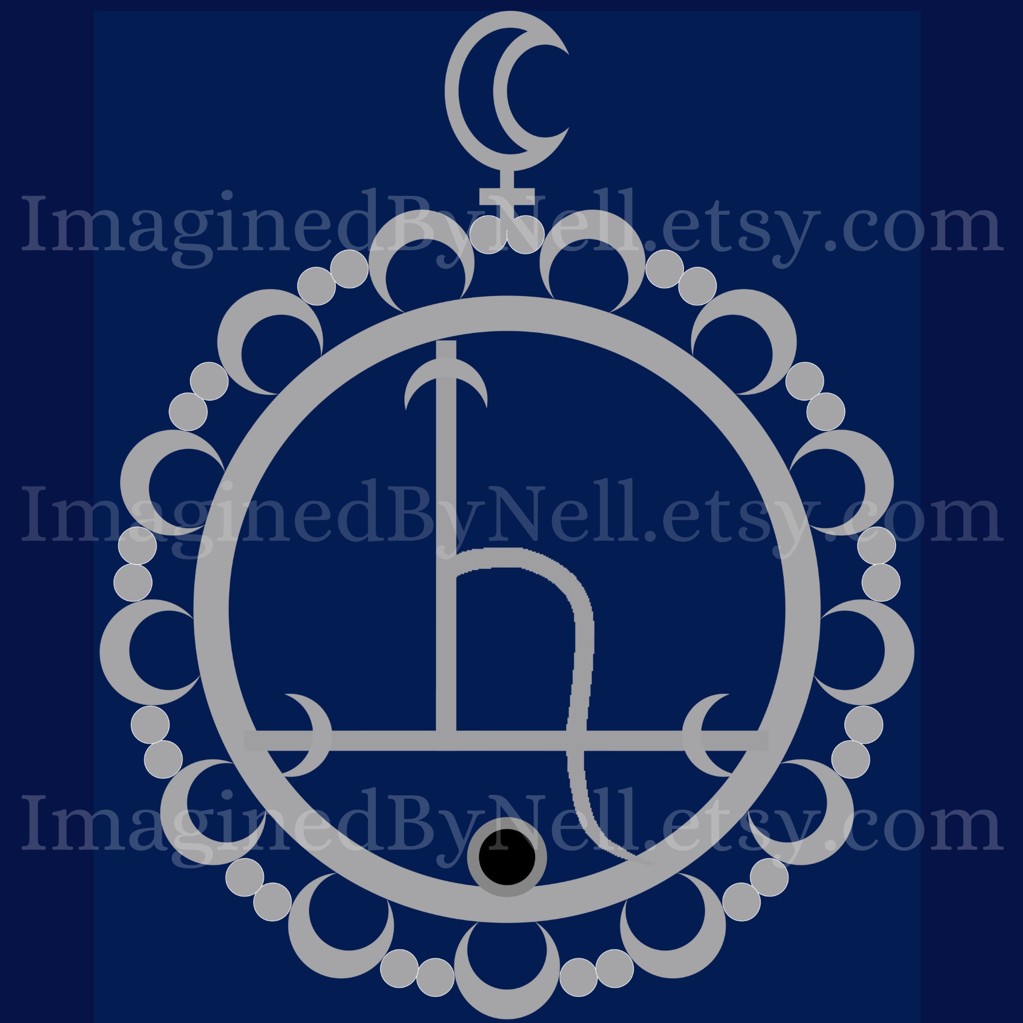 Sigil of Lilith Pendant Goddess Lilith Seal of Lilith - Etsy