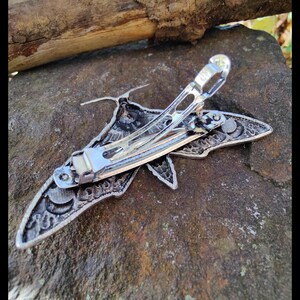 Evil Eye Moth Hair Clip, French Barrette, Witch Barrette, Witch Gift ...