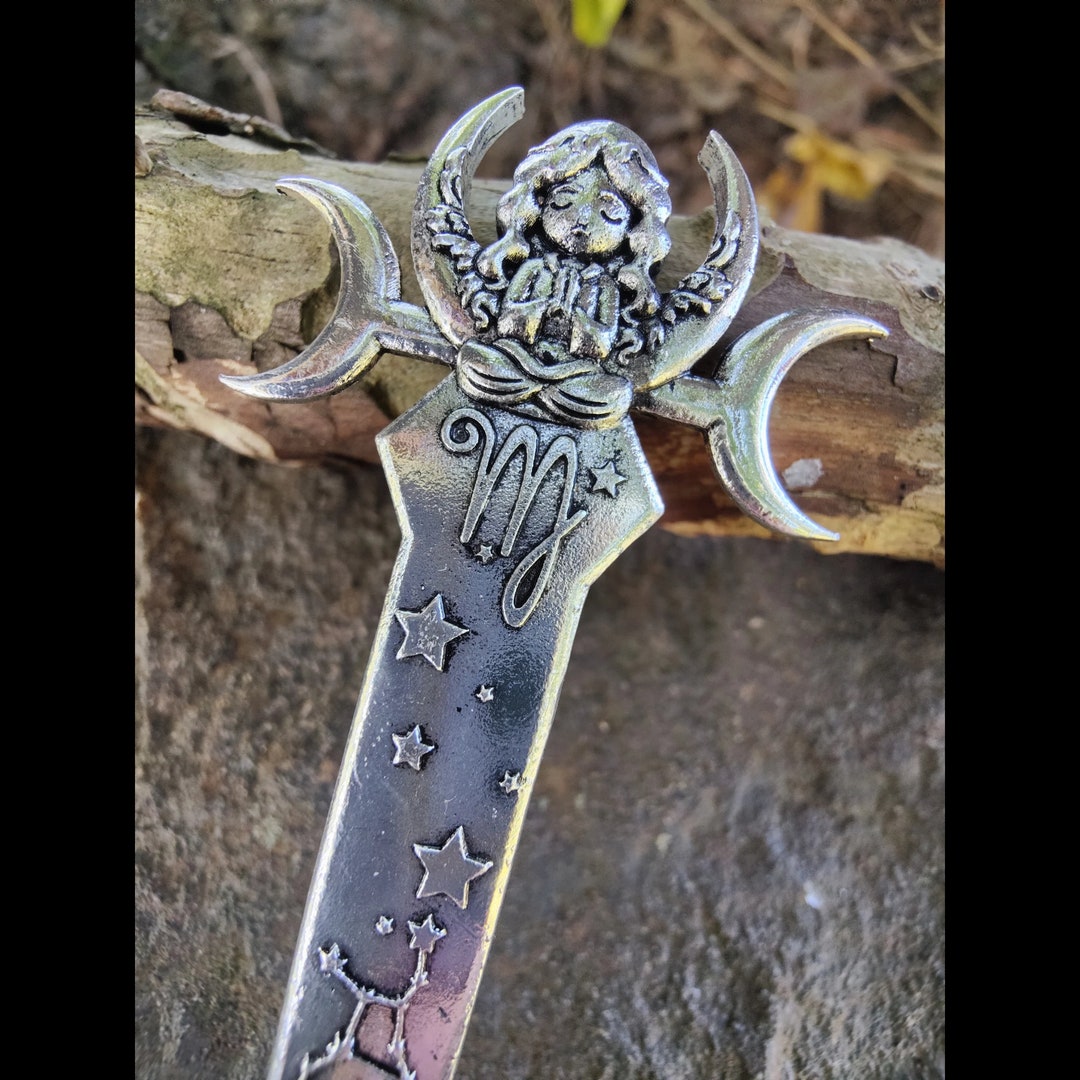 The Virgo Hair Sword, Dagger Hair Stick, Zodiac Jewelry, Witch Hair ...