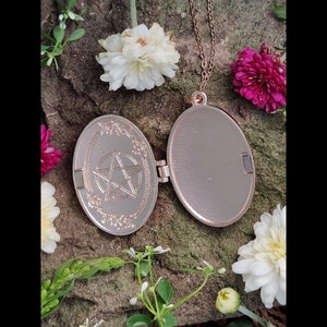 Witch Locket, Broom Closet Locket, Moon Locket, Witchy Pendant ...
