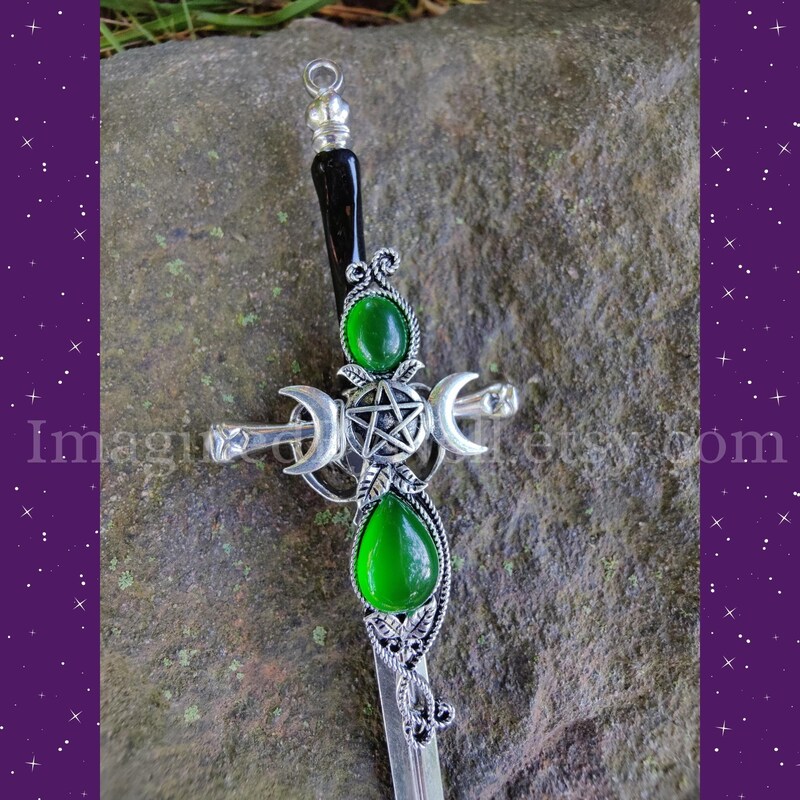 Green Hair Stick - Etsy