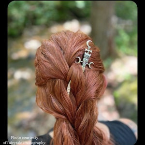 The Lilith Hair Dagger, Witch Hair Stick, Witch Hair Sword, With Athame ...