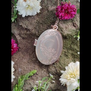 Witch Locket, Broom Closet Locket, Moon Locket, Witchy Pendant ...