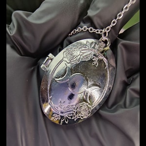 Apothecary Locket, Witch Locket, Triple Moon Locket, Witchy Pendant ...