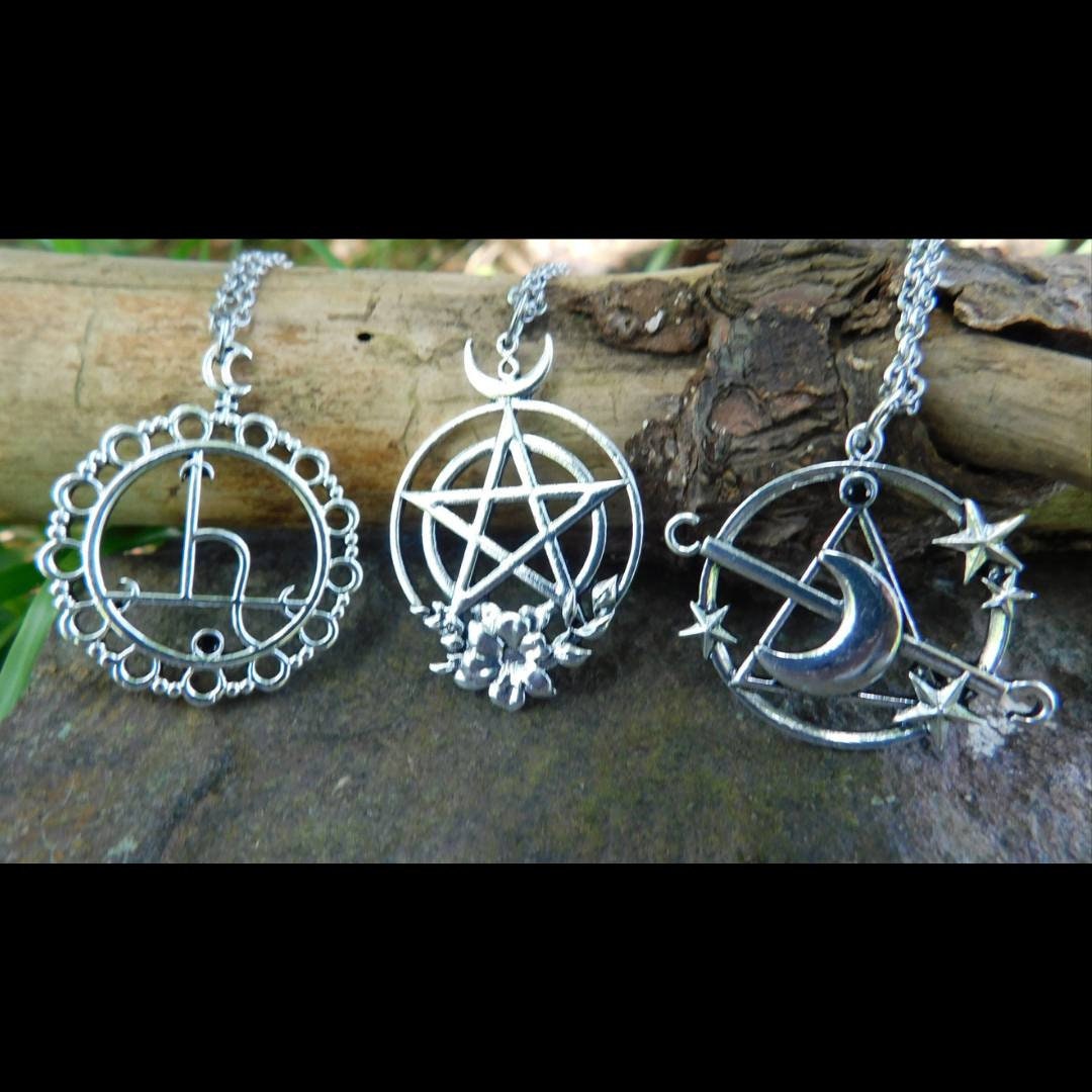 Sigil of Nyx, Goddess Nyx, Witch Pendant, Witch Amulet, Witch Gift ...