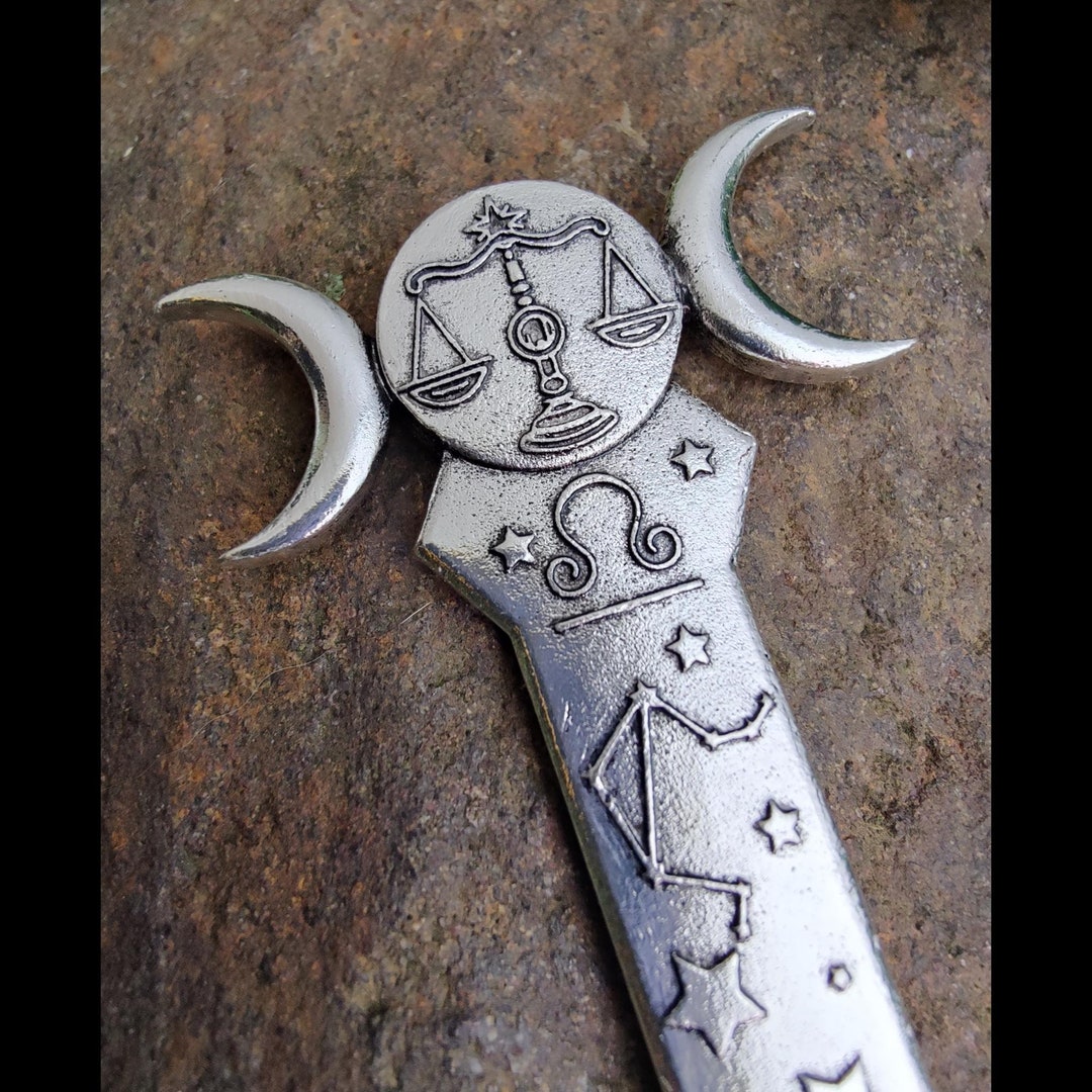 The Libra Hair Sword Dagger Hair Stick Zodiac Jewelry Witch - Etsy