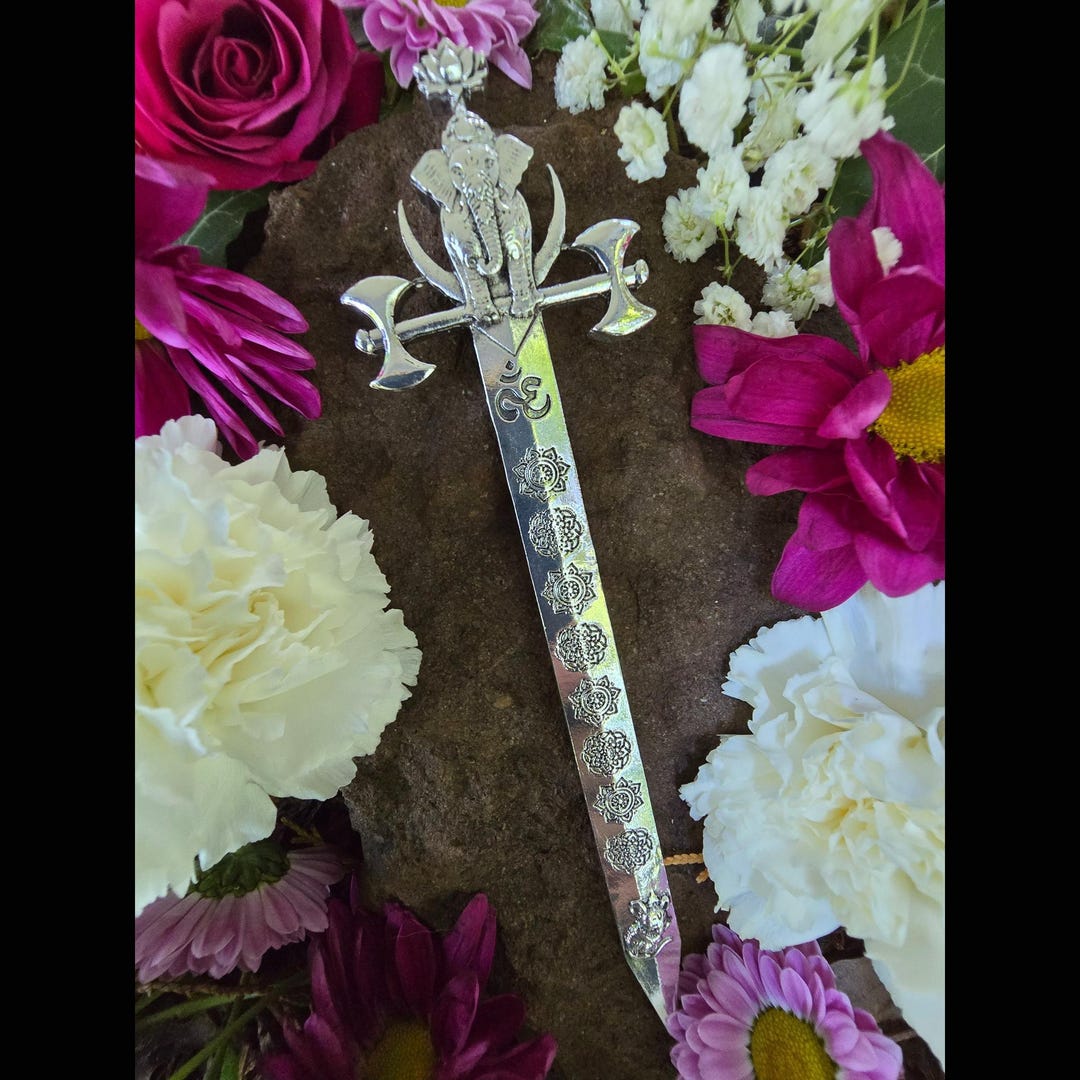 The Ganesha Hair Dagger, Sword Hair Stick, Hair Dagger, Witch Hair ...