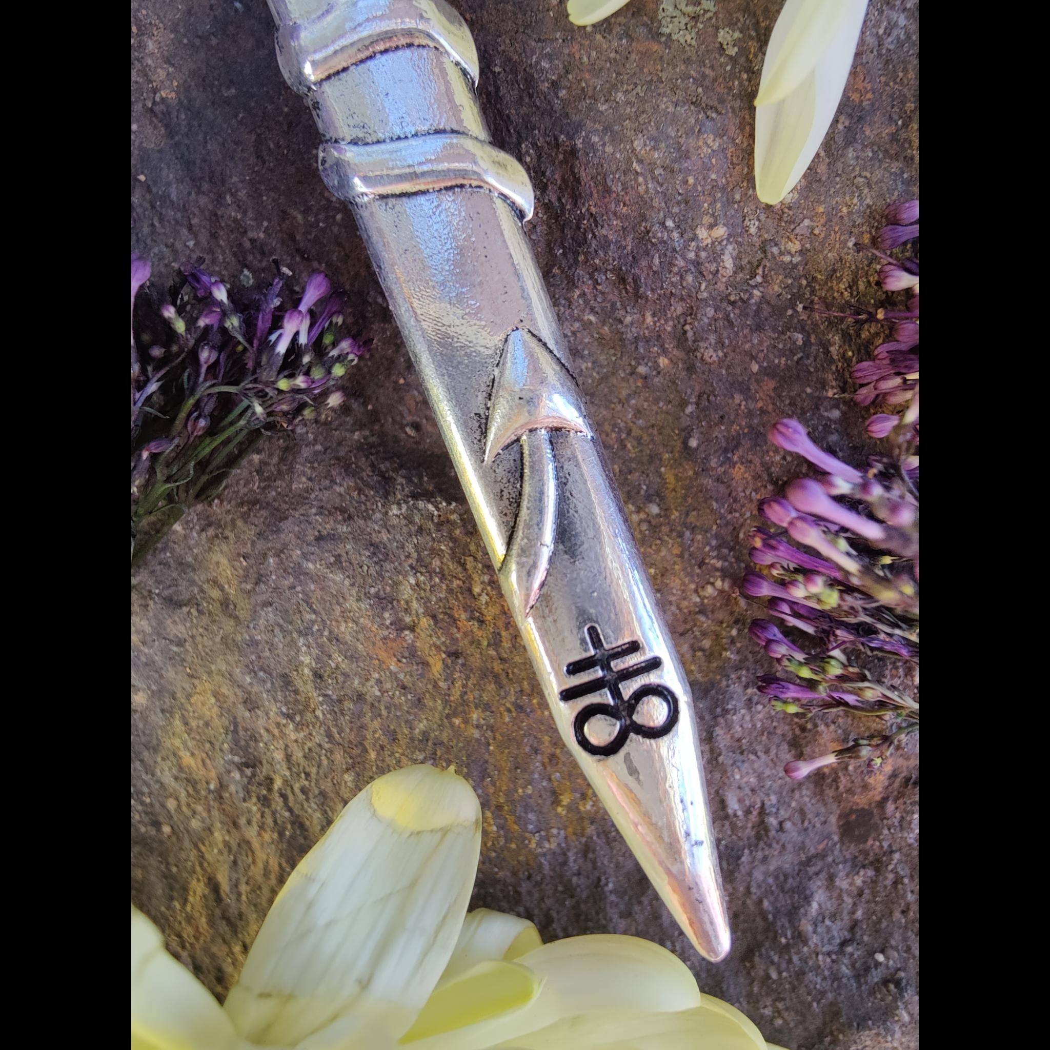 The Sword of Baphomet, Luciferian Hair Sword, Satan Jewelry, Lucifer ...
