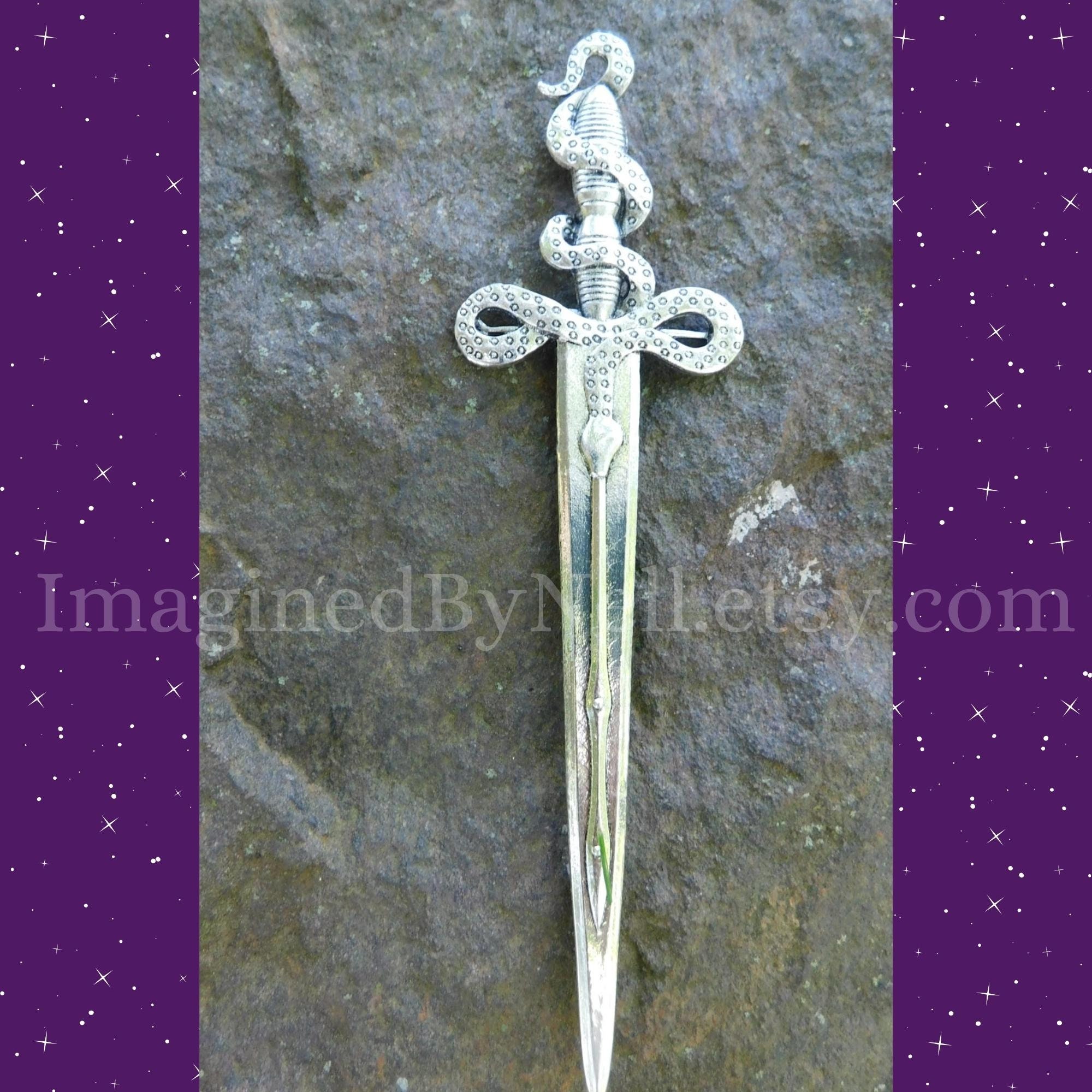 Snake and Sword Hair Stick Sword Hair Pin Snake Hair Stick - Etsy
