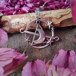 Sigil of Nyx, Goddess Nyx, Witch Pendant, Witch Amulet, Witch Gift ...