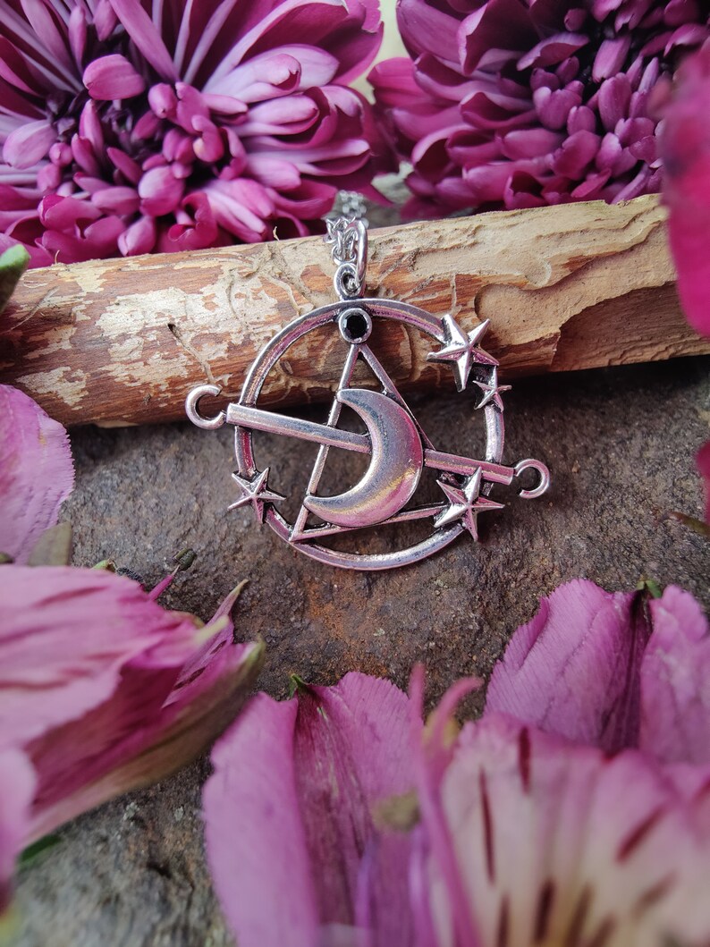 Sigil of Nyx, Goddess Nyx, Witch Pendant, Witch Amulet, Witch Gift ...