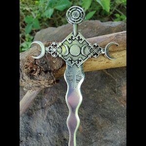 Hekate's Dagger, Sword Hair Stick, Hair Dagger, Witch Hair Stick ...