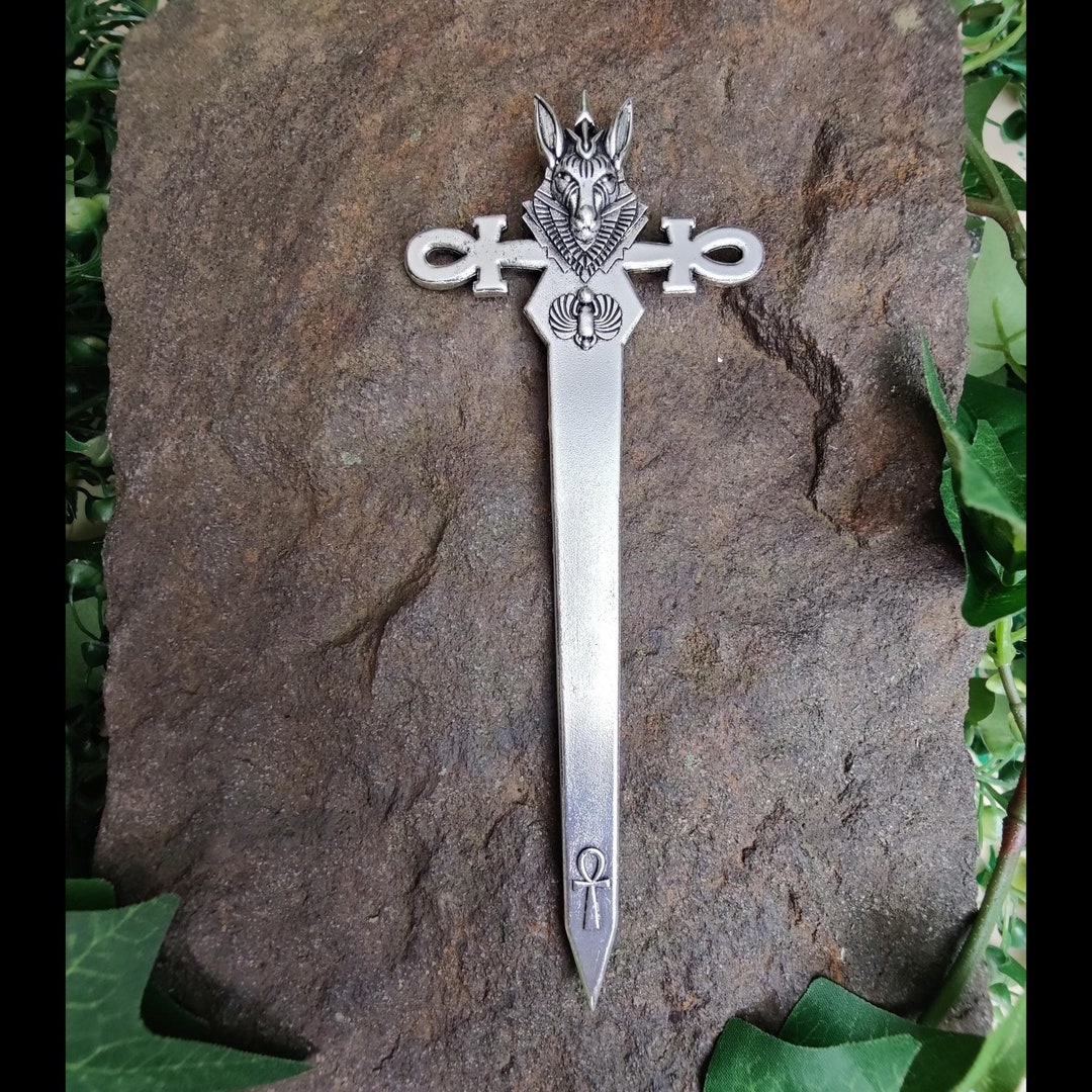The Sword of Anubis Dagger Hair Stick Egyptian Athame Witch - Etsy