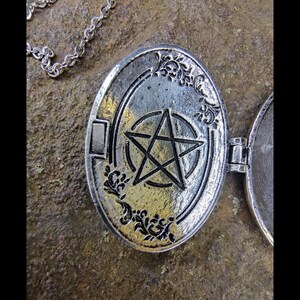 Witch Locket, Broom Closet Locket, Moon Locket, Witchy Pendant ...